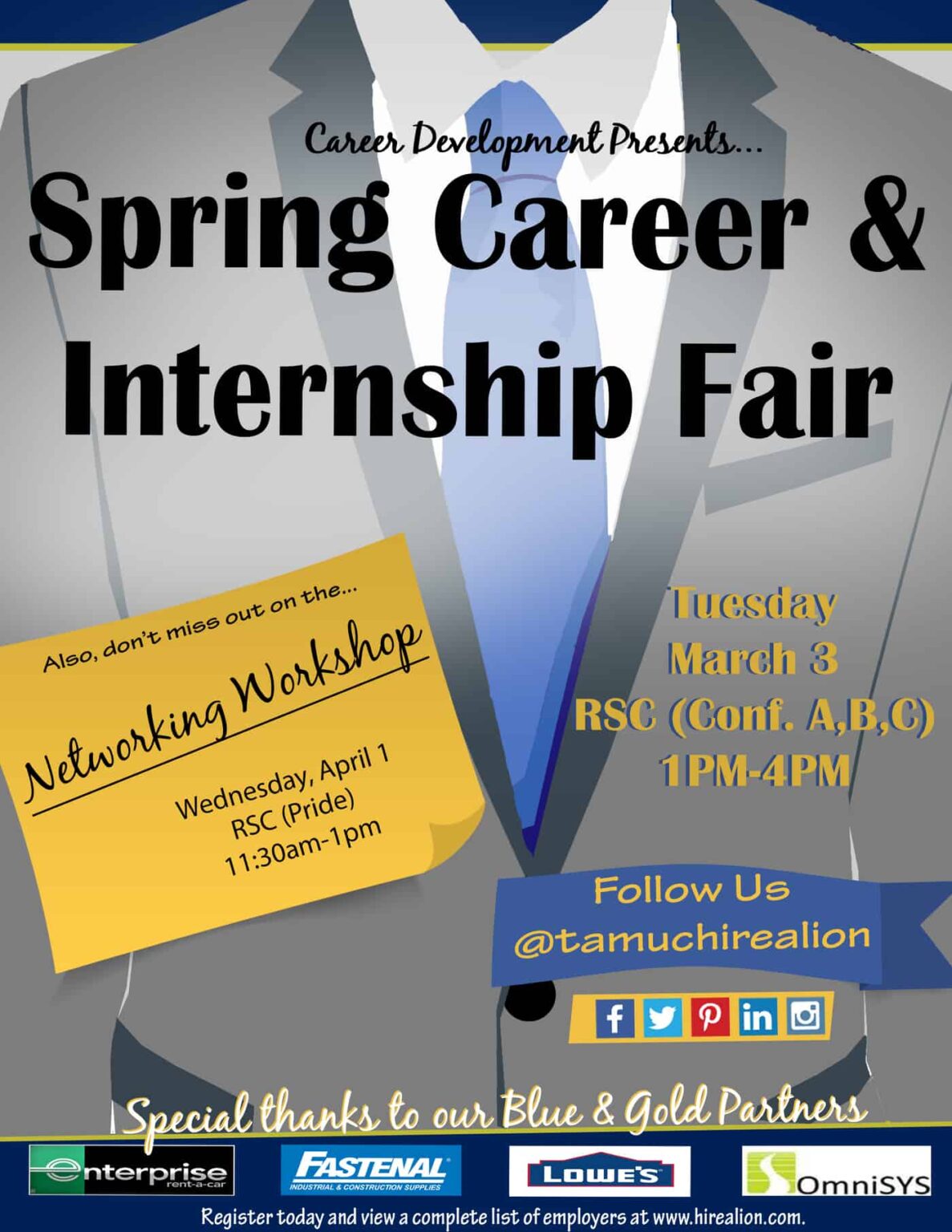 Save the Date: Spring Career and Internship Fair and Business ...