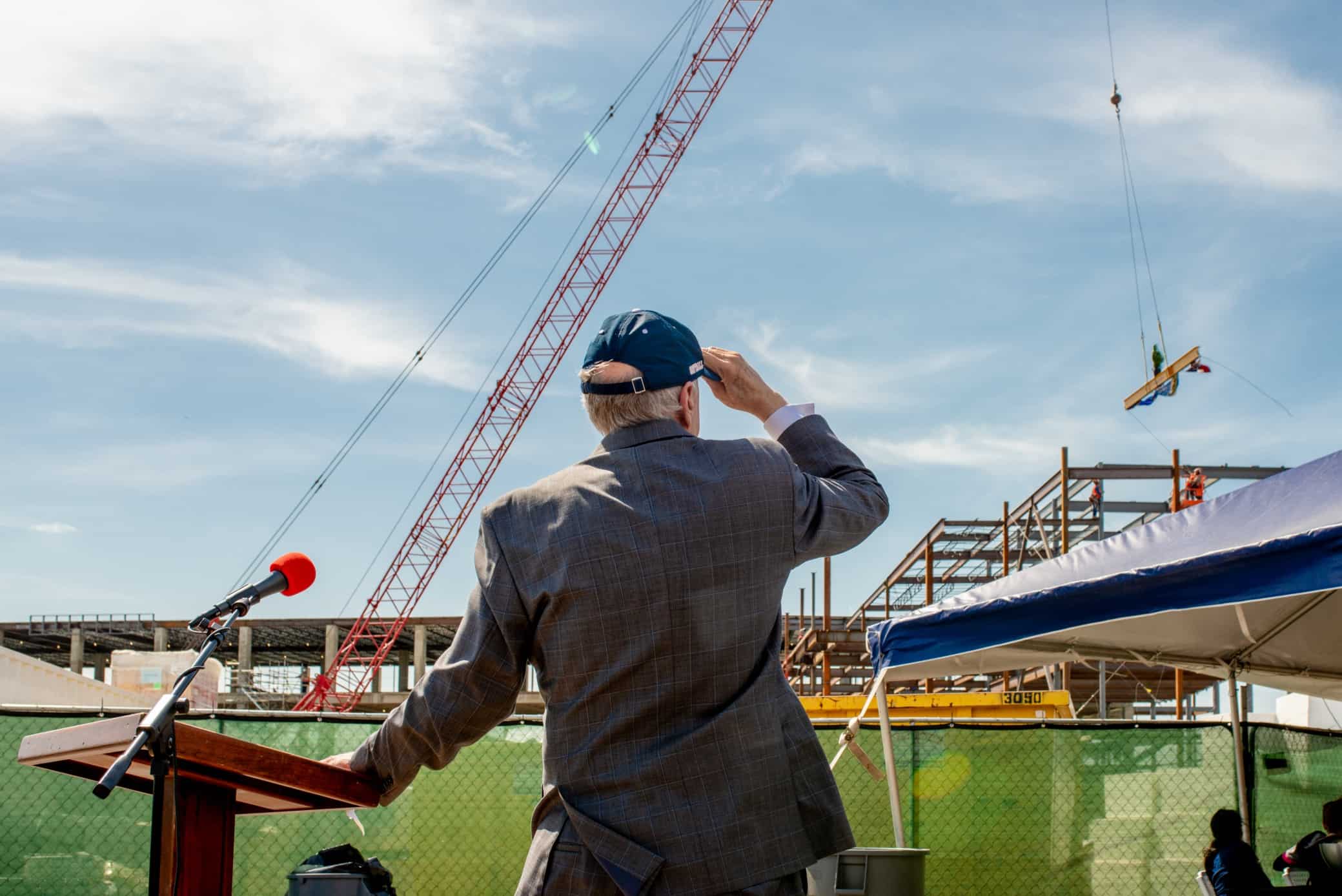 Topping Out Beam Placed on Nursing and Health Sciences Building | East ...