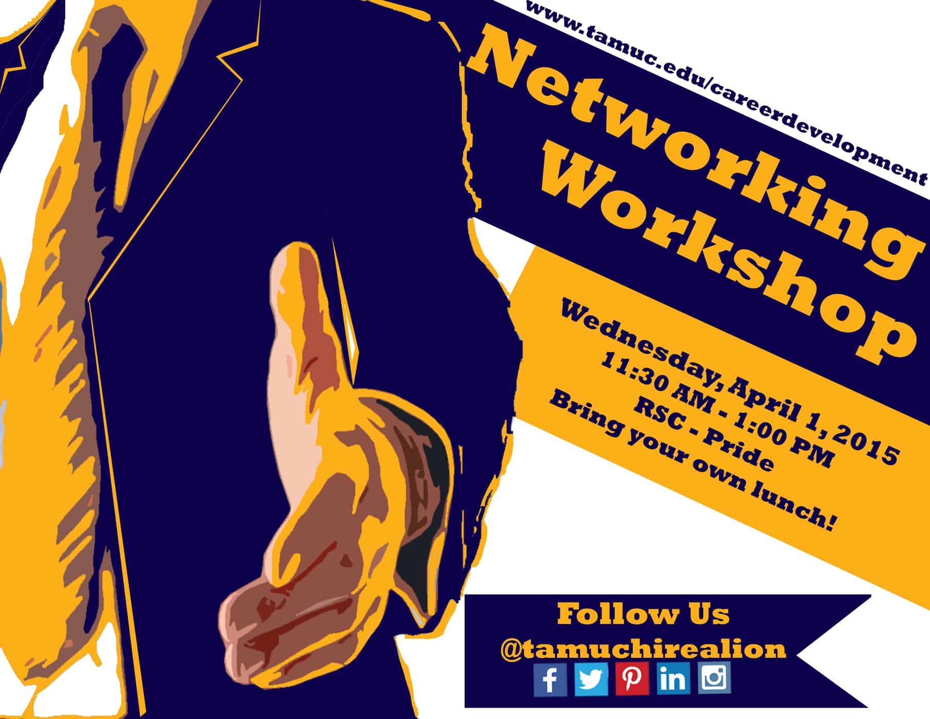 Career Development to Host Networking Workshop Lunch | East Texas A&M ...