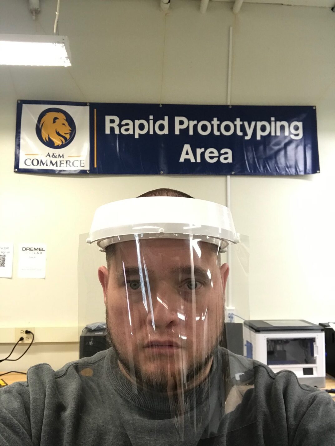 Department of Engineering and Technology Produces Face Shields for Area ...