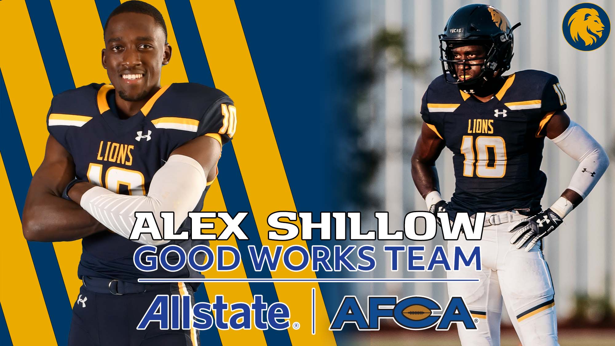Alex Shillow Named to 2021 Allstate AFCA Good Works Team | East Texas A ...