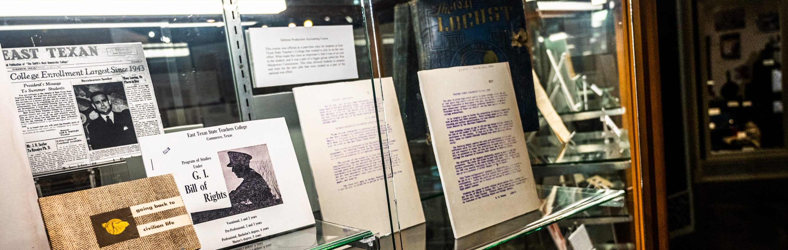 TAMUC History Students Present WWII Exhibit at Local Museum | East ...