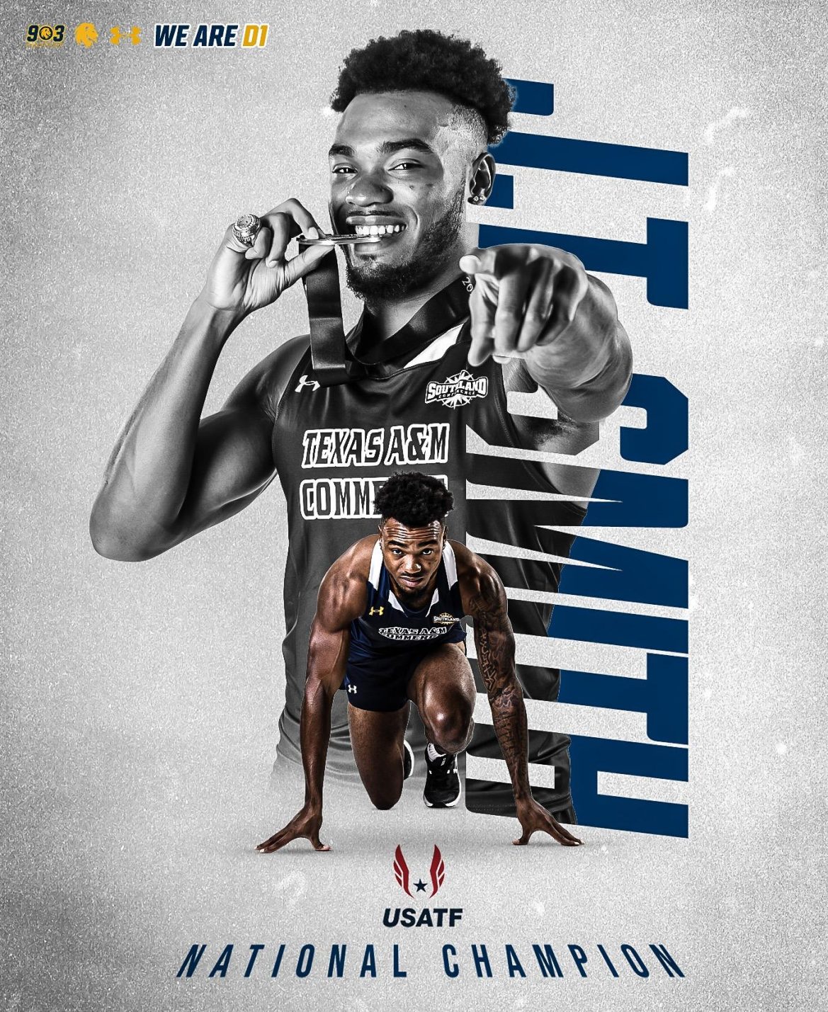 National Champion! J.T. Smith Wins 60-Meter Dash at USA Track and Field ...