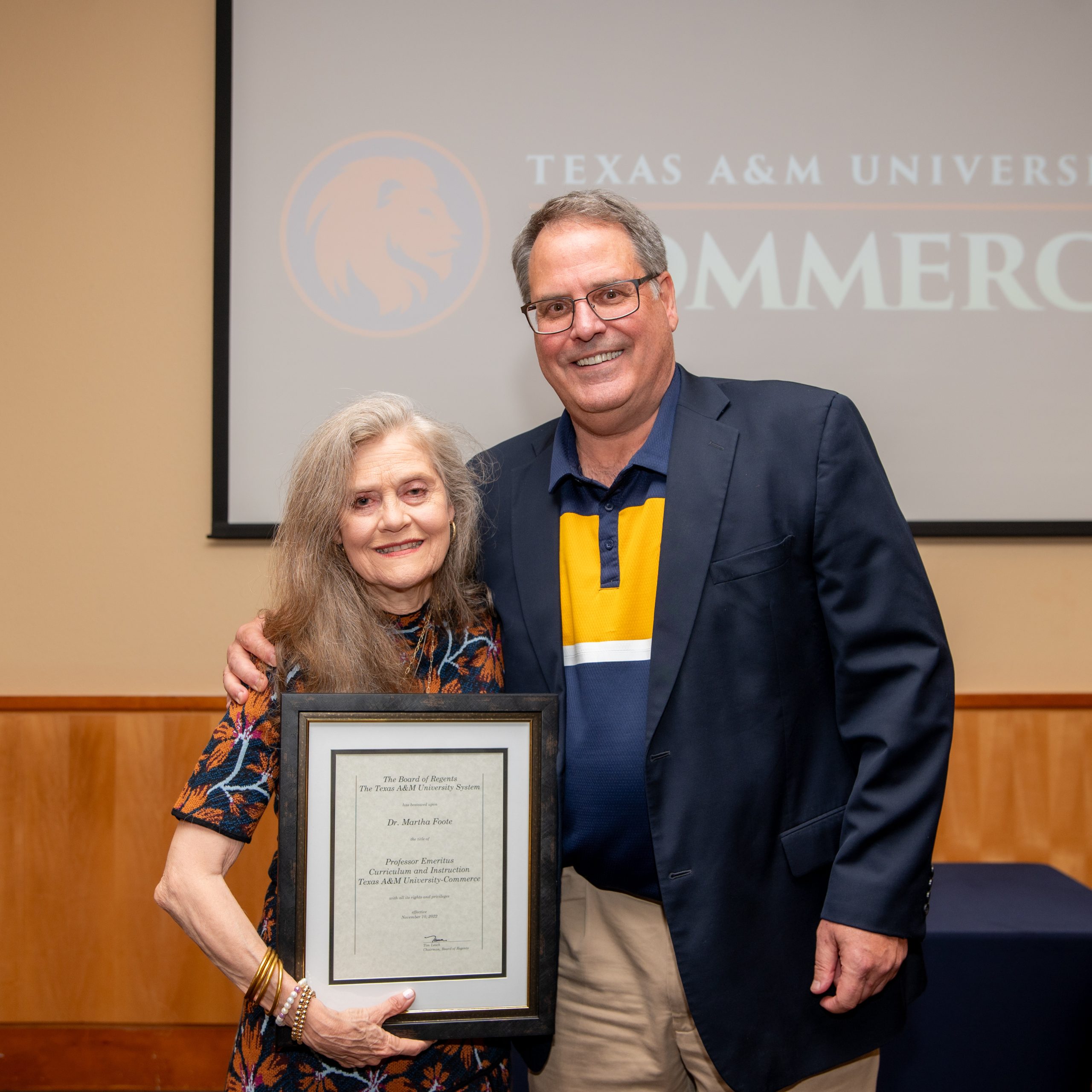 Texas A&M System Honors Former A&M-Commerce Professor | East Texas A&M ...